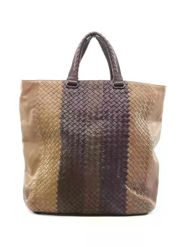 Bottega Veneta 2010s Intrecciato Tote Bag - Neutrals