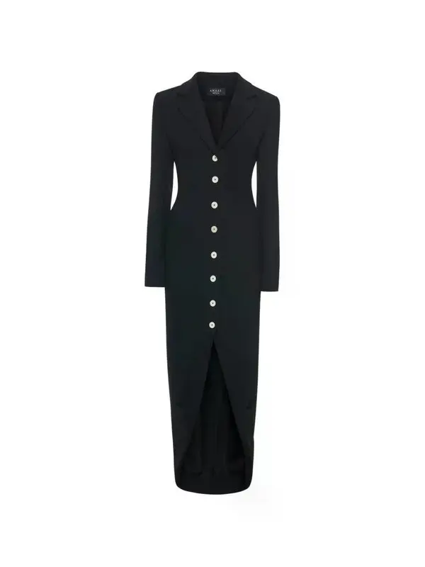 A.W.A.K.E. Mode V-neck Asymmetric Dress
