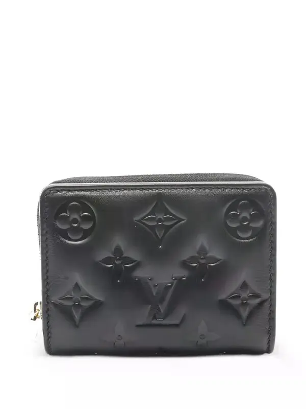 LOUIS VUITTON 2021s Portefeuille Lou Monogram-embossed Wallet - Black