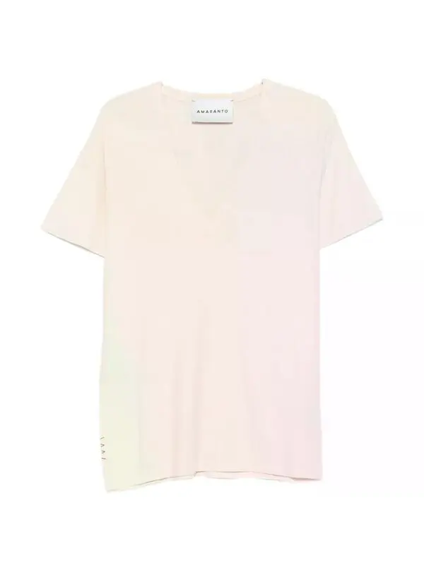AMARANTO V-neck T-shirt