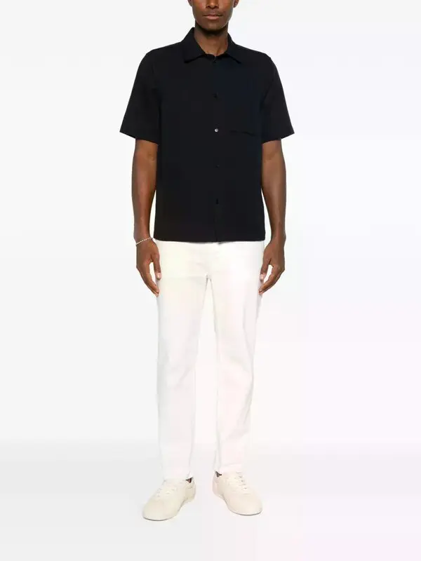 ALPHATAURI Short-sleeve Patch-pocket Shirt