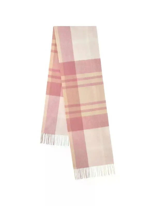Mulberry Small Checked Scarf - Pink