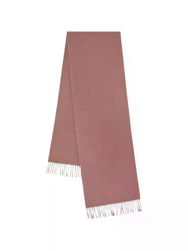 Mulberry Fringed Cashmere Scarf - Pink