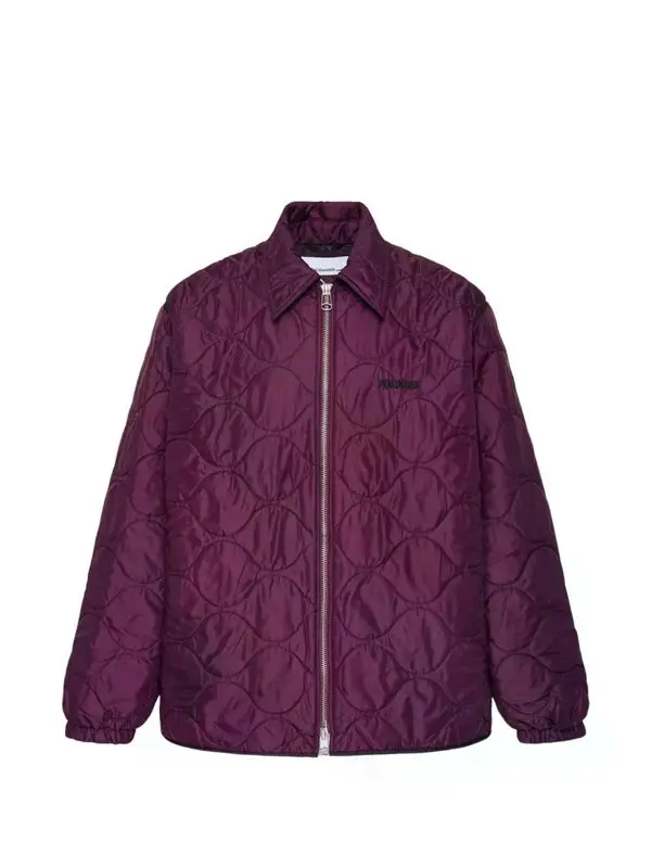 OAMC Quilted Zip-fastening Overshirt - Purple