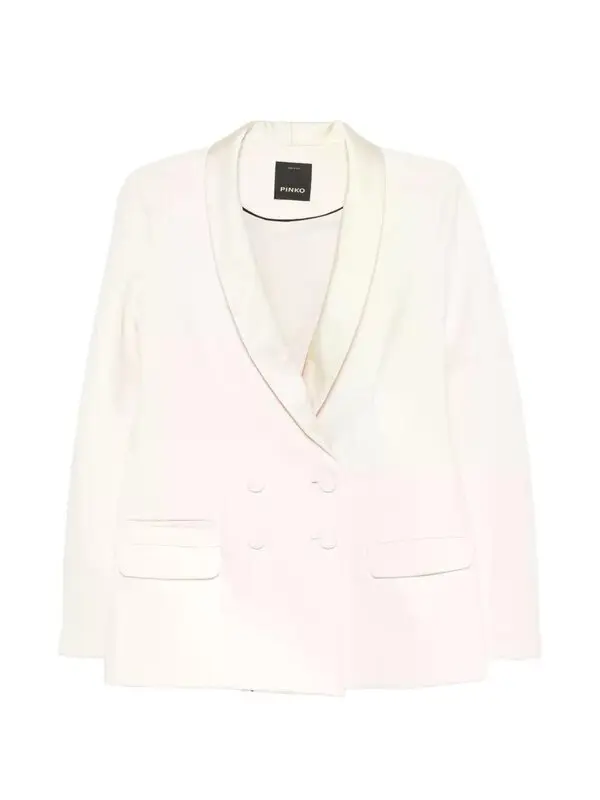 Pinko Primo Double-breasted Blazer - Neutrals