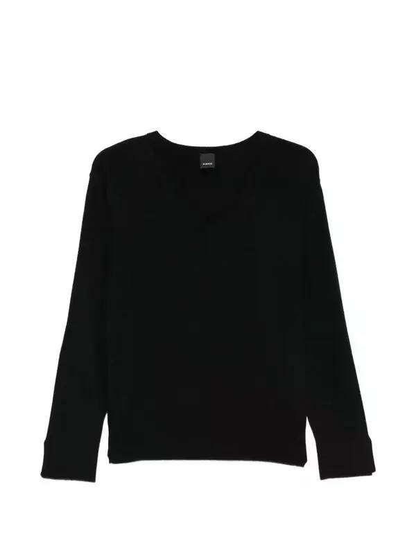 Pinko Spesso V-neck Sweater - Black
