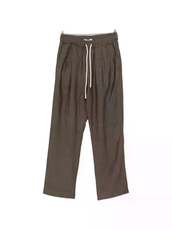 Imperial Drawstring Trousers - Brown