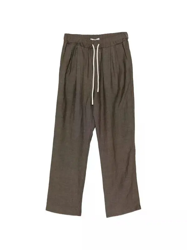 Imperial Drawstring Trousers - Brown