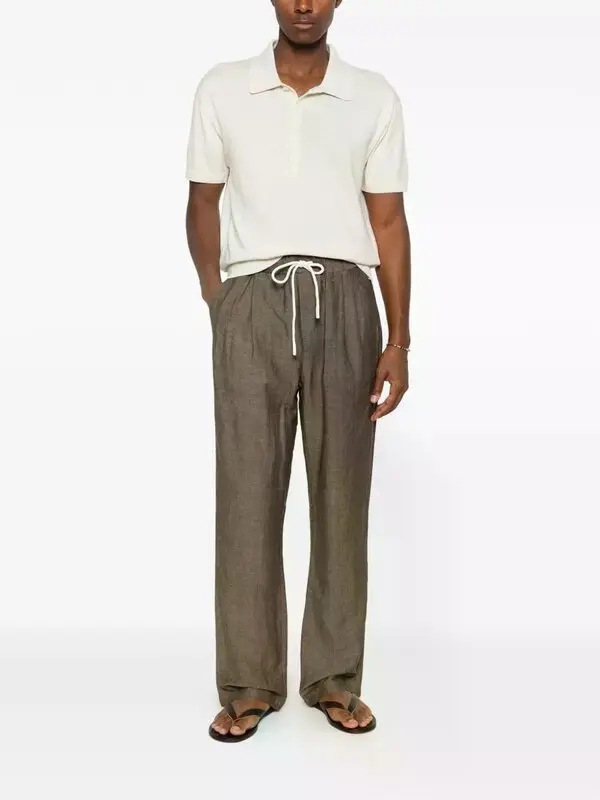 Imperial Drawstring Trousers - Brown