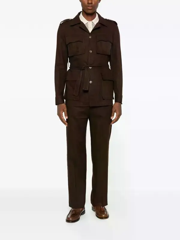 OFFICINA SARTORIALE Zanzibar Belted Jacket