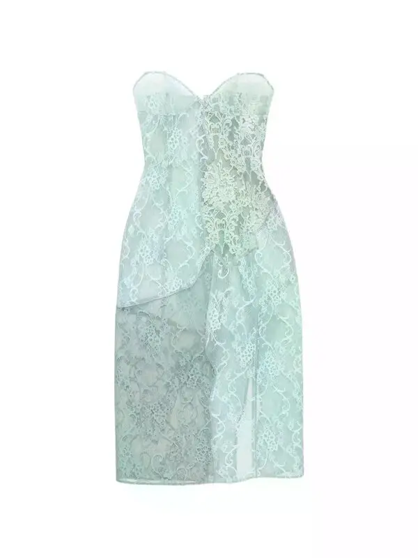 Acne Studios Lace Midi Dress - Blue