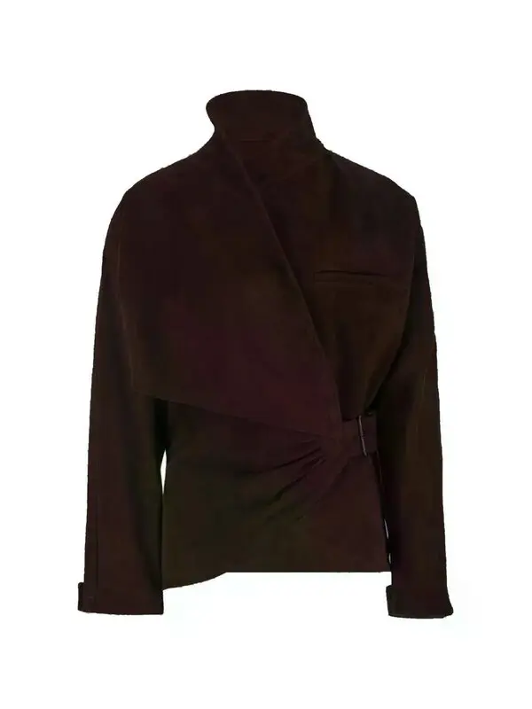 DARKPARK Cindy Suede Contour Jacket - Brown
