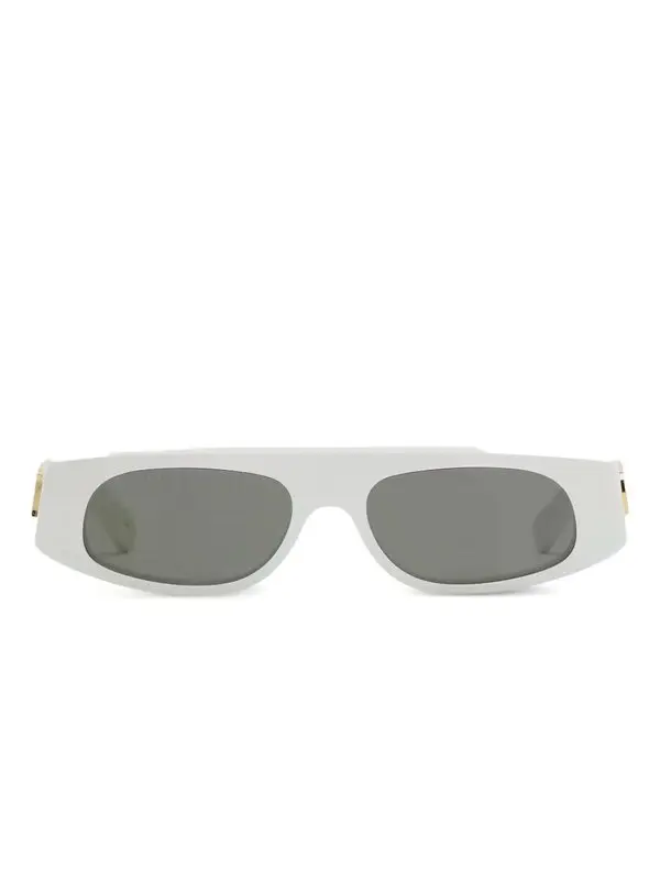 Gucci Rectangle-frame Sunglasses - White