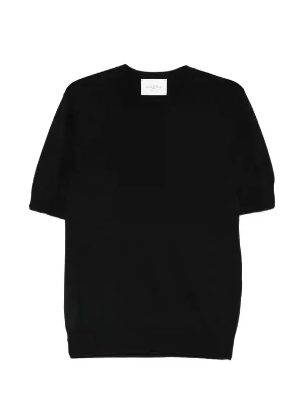 BALLANTYNE Short-sleeve Sweater - Black