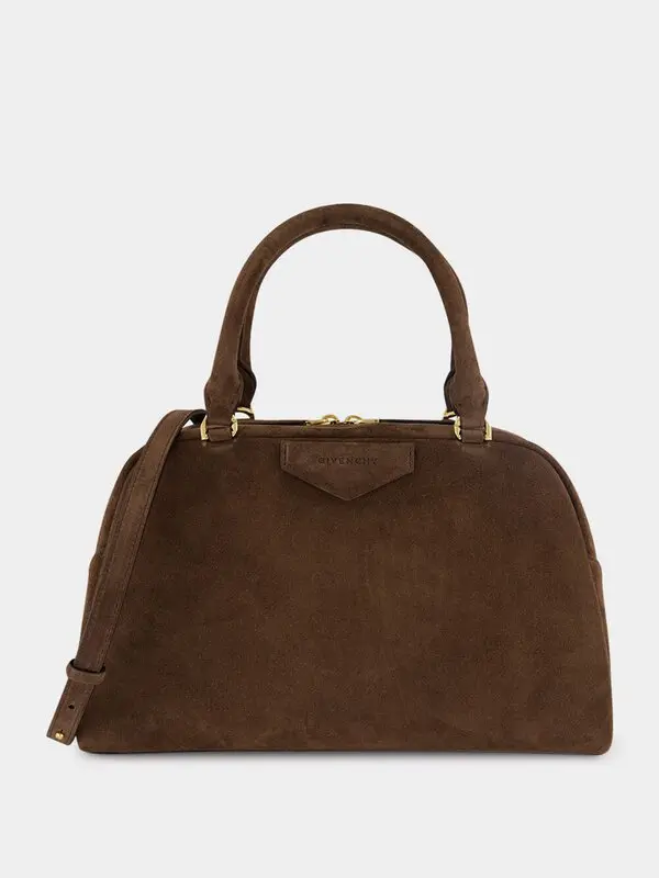 Givenchy Antigona East-west Bowling Bag - Brown