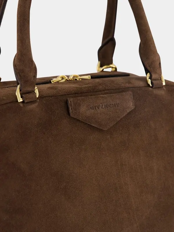 Givenchy Antigona East-west Bowling Bag - Brown