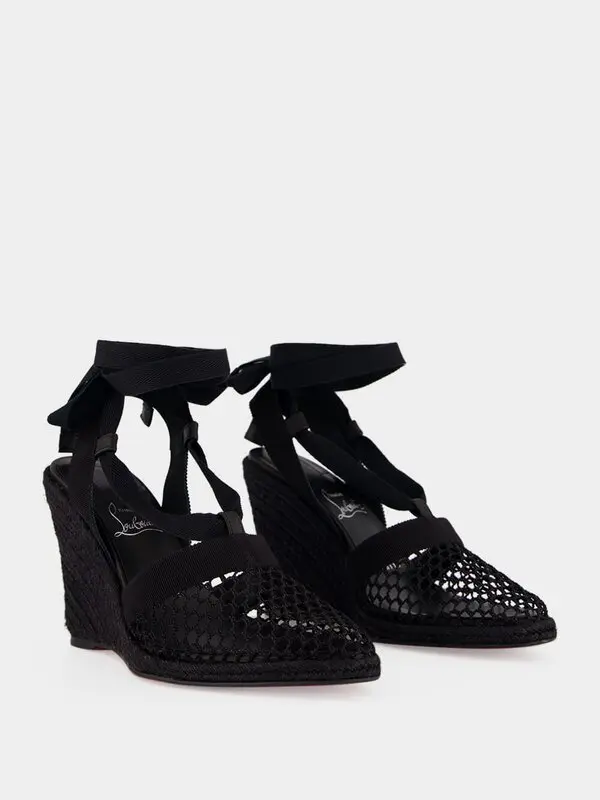 CHRISTIAN LOUBOUTIN Toleda 85 Wedge Espadrilles