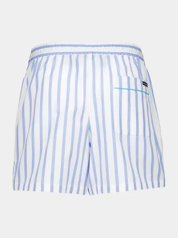 Dolce & Gabbana Striped Cotton Shorts