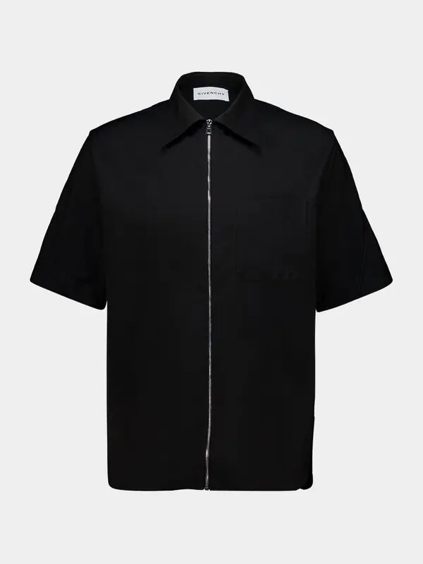 Givenchy Couture Seam Zipped Shirt - Black
