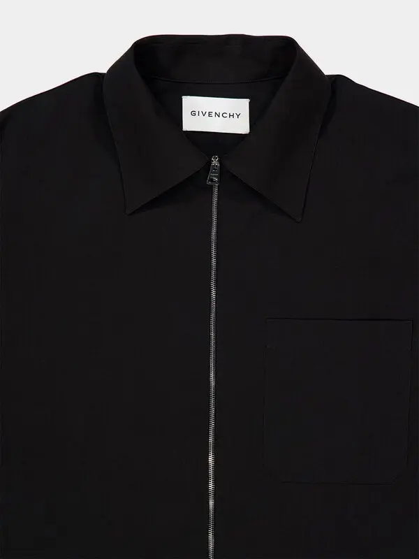 Givenchy Couture Seam Zipped Shirt - Black