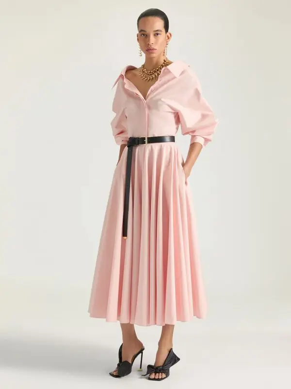 Givenchy Silk Slashed Poplin Shirt - Pink