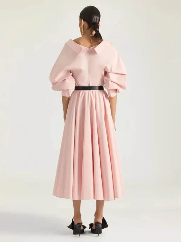 Givenchy Silk Slashed Poplin Shirt - Pink