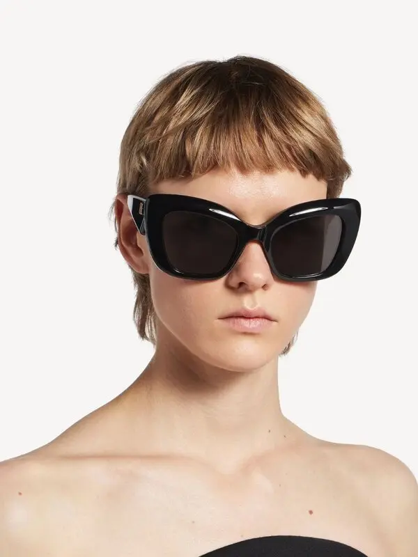 Balenciaga Diva Butterfly Sunglasses - Black