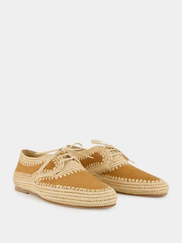 Gabriela Hearst Strength Derbies - Beige