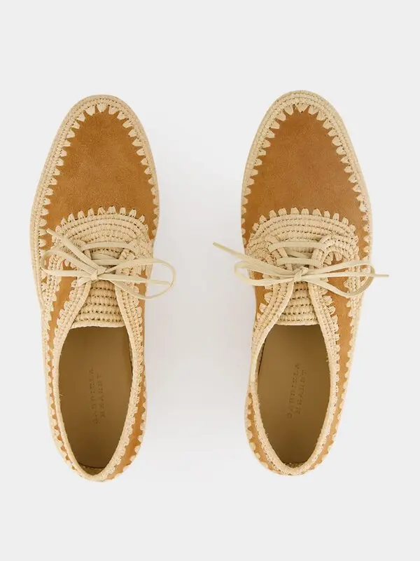 Gabriela Hearst Strength Derbies - Beige