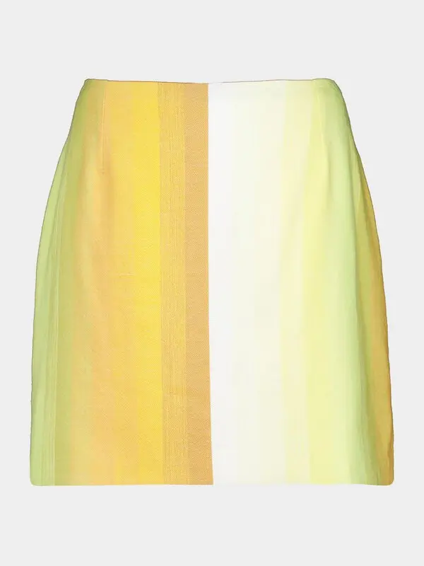 MARRAKSHI LIFE Cotton Mini Skirt - Yellow