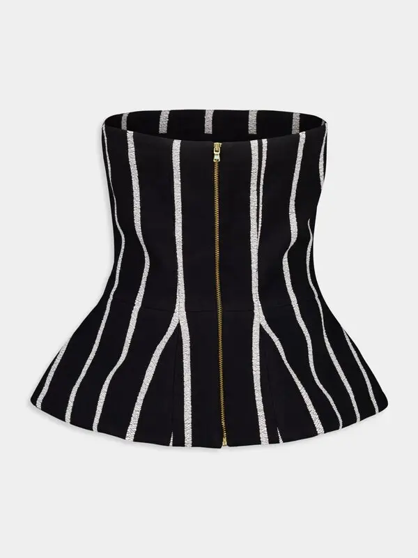 MARRAKSHI LIFE Striped Bandeau Corset