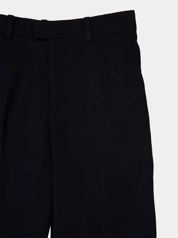 Balenciaga Fluid Flared Viscose Trousers