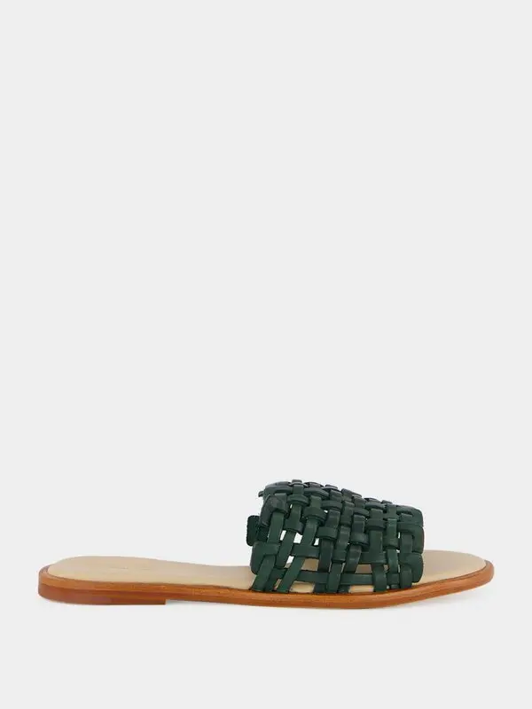 Dragon Diffusion Forest Zig Zag Sandals - Green