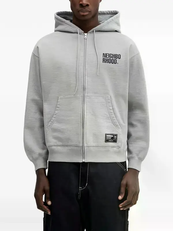 NEIGHBORHOOD Zip Hooded Sweatshirt - Grey