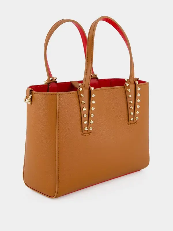 CHRISTIAN LOUBOUTIN Cabata Mini Tote Bag - Brown