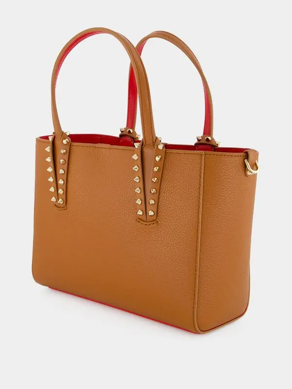 CHRISTIAN LOUBOUTIN Cabata Mini Tote Bag - Brown
