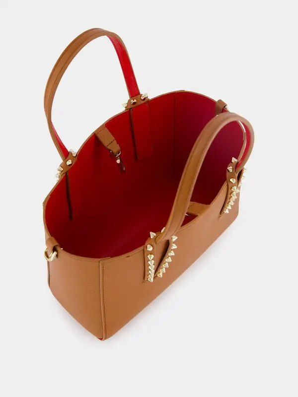 CHRISTIAN LOUBOUTIN Cabata Mini Tote Bag - Brown