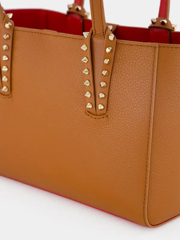 CHRISTIAN LOUBOUTIN Cabata Mini Tote Bag - Brown