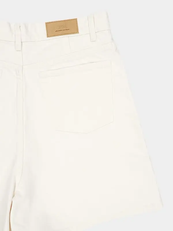 AMI Paris Cotton Twill Bermuda Shorts