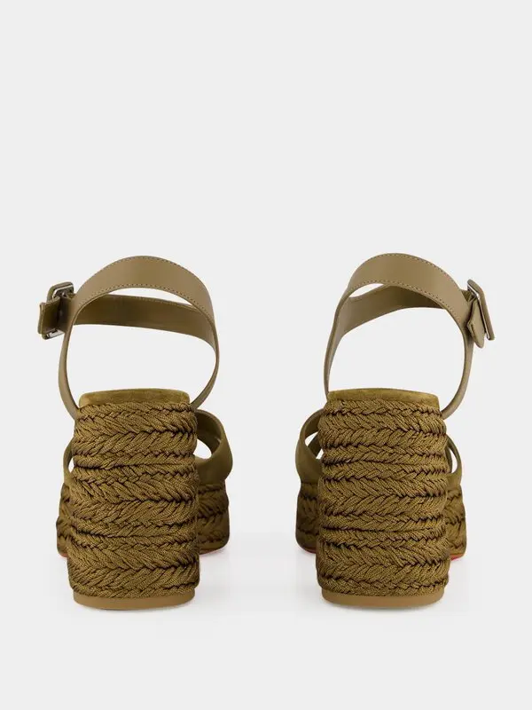 CHRISTIAN LOUBOUTIN Calakala 85 Espadrilles - Beige