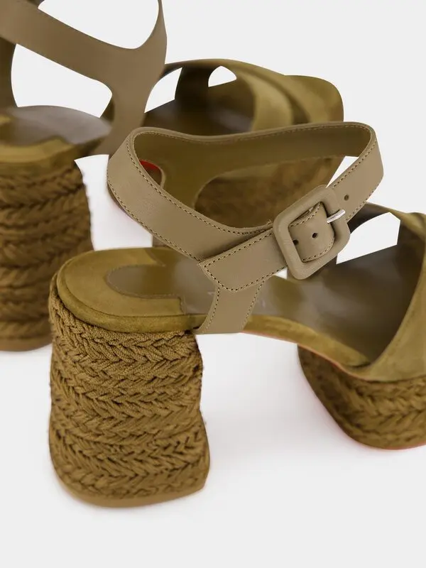 CHRISTIAN LOUBOUTIN Calakala 85 Espadrilles - Beige