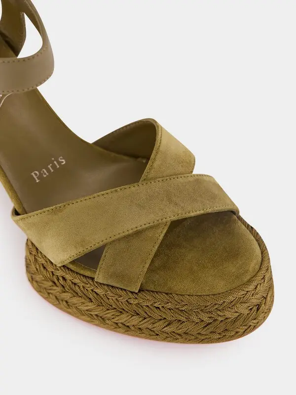 CHRISTIAN LOUBOUTIN Calakala 85 Espadrilles - Beige