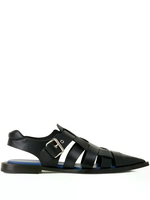 LANVIN Buckle Sandals - Black