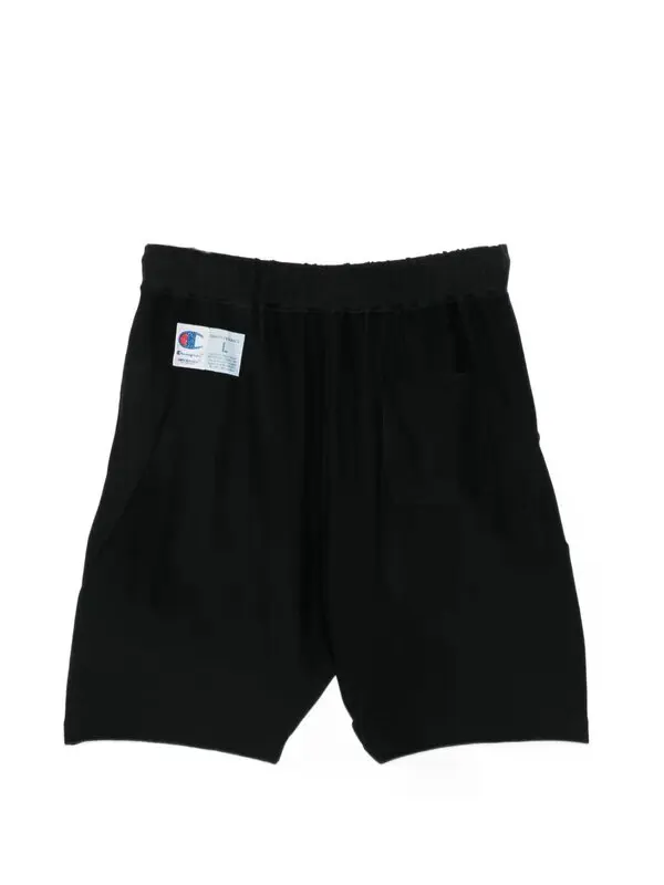 Undercover X Champion Logo-embossed Shorts - Black