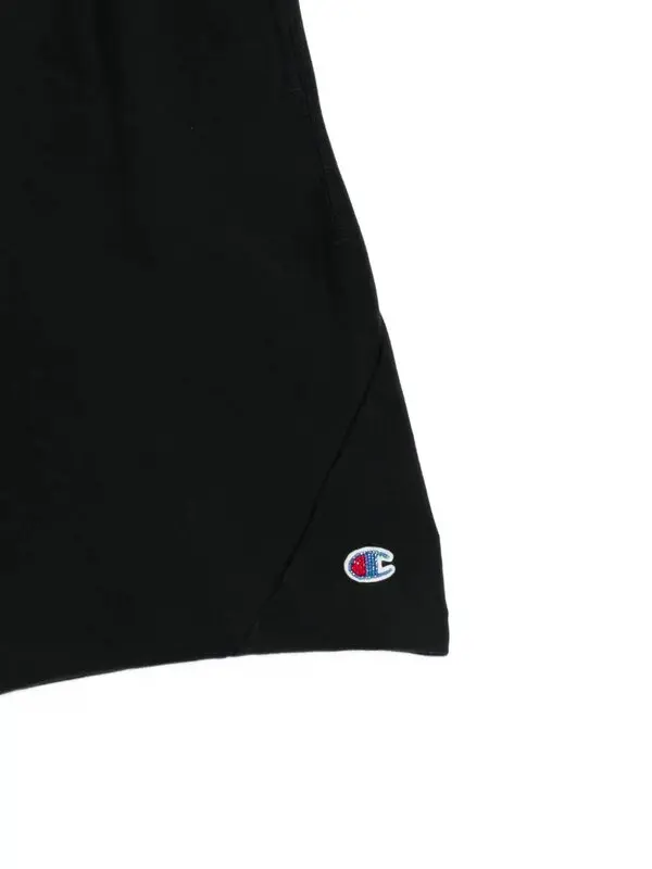 Undercover X Champion Logo-embossed Shorts - Black