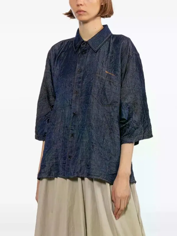 We11Done Logo-embroidered Shirt