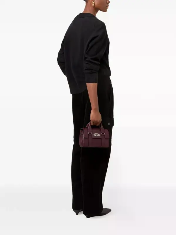 Mulberry Mini Alexa Soft Nubuck Crossbody Bag - Purple | Editorialist
