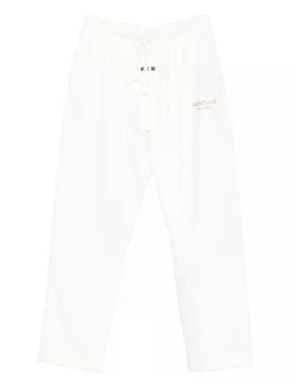 Fear Of God Embroidered Drawstring-waist Track Pants - White