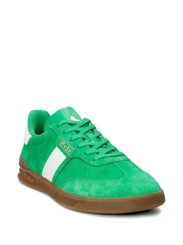 Polo Ralph Lauren Suede Striped Sneakers