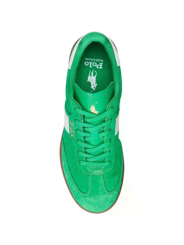 Polo Ralph Lauren Suede Striped Sneakers